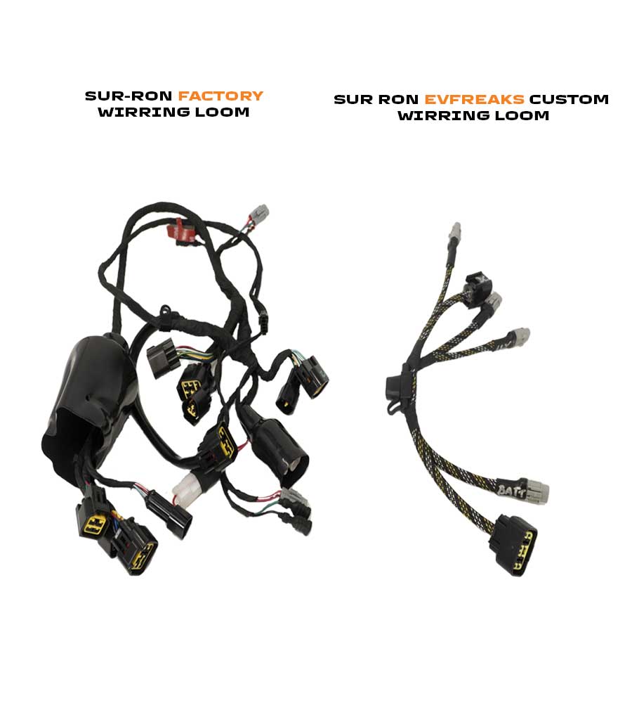 Custom Main Wiring Loom for Sur Ron Light Bee - EVFREAKS